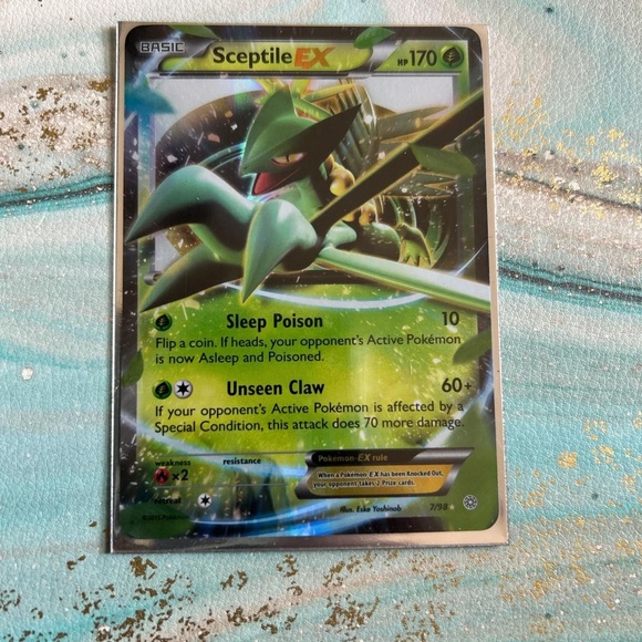 Pokemon | Toys | Sceptile Ex Pokemon Xy Ancient Origins 798 Ultra Rare ...